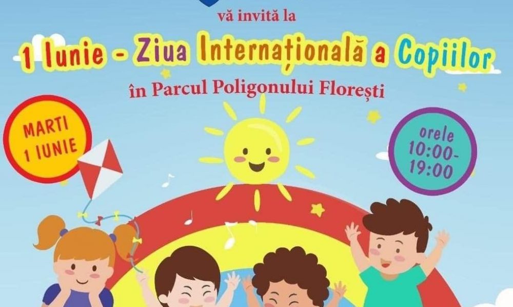 Evenimente de 1 Iunie, în Parcul Poligonului din Florești - I Love You Cluj